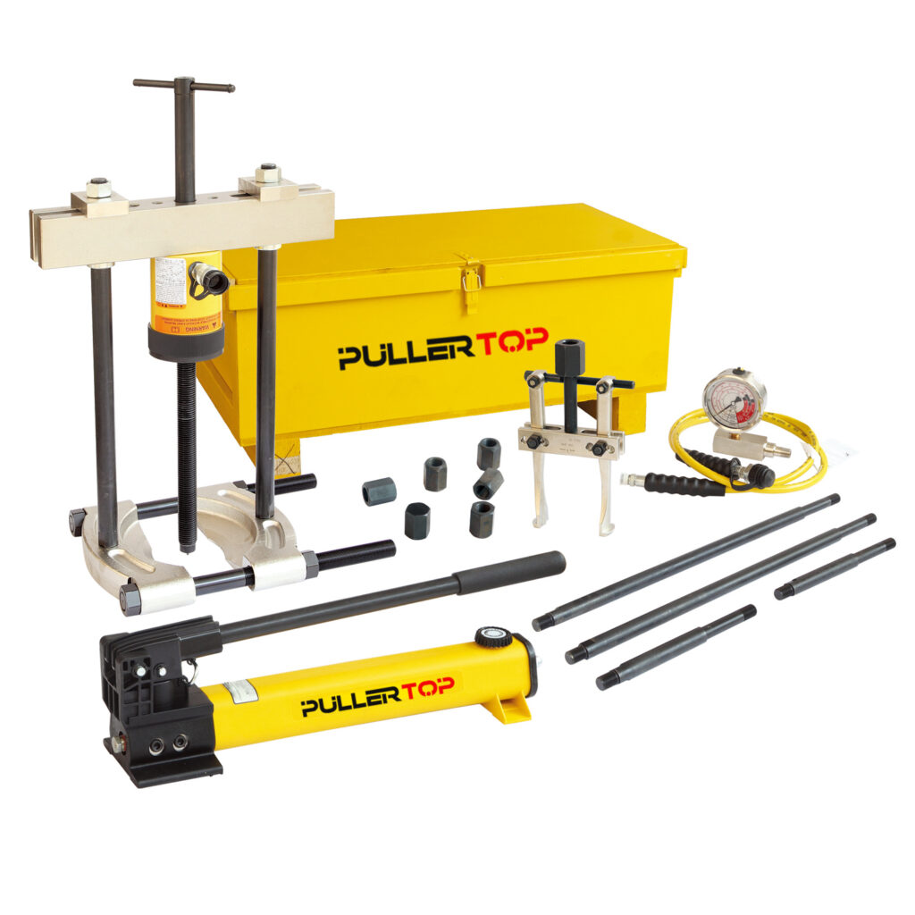 Hydraulic Cross Bearing Puller Set With Hand Pump | Pullertop