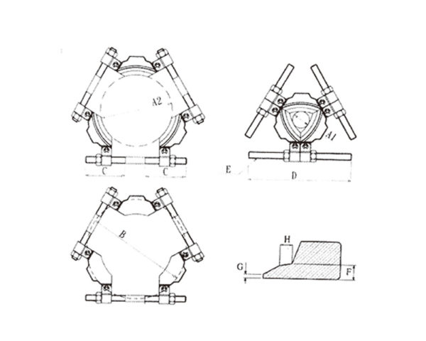 Tri-section Pulling Plate Bearing Puller | Pullertop