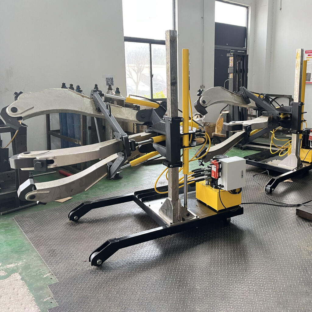 100/200 Ton Safety Cage Hydraulic Puller | Pullertop