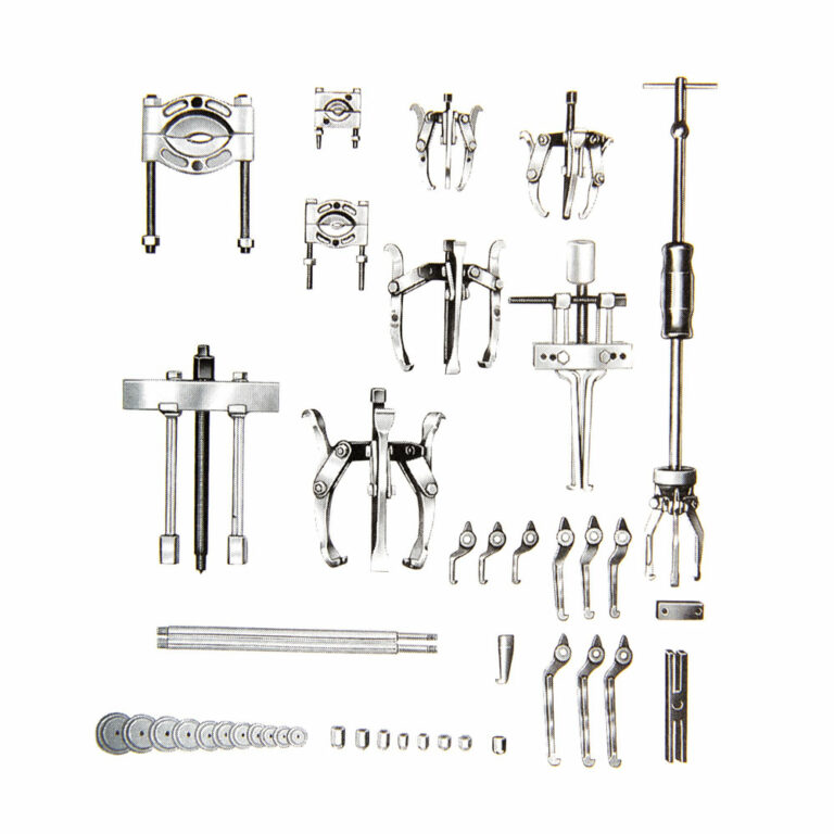 Hydraulic Cross Bearing Puller Set With Hand Pump | Pullertop