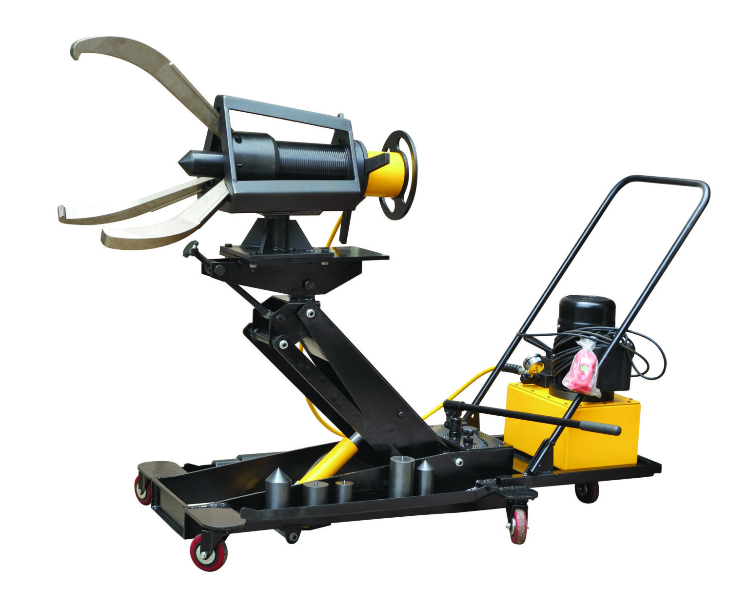 50 Ton Trolley Cage Hydraulic Puller | Pullertop